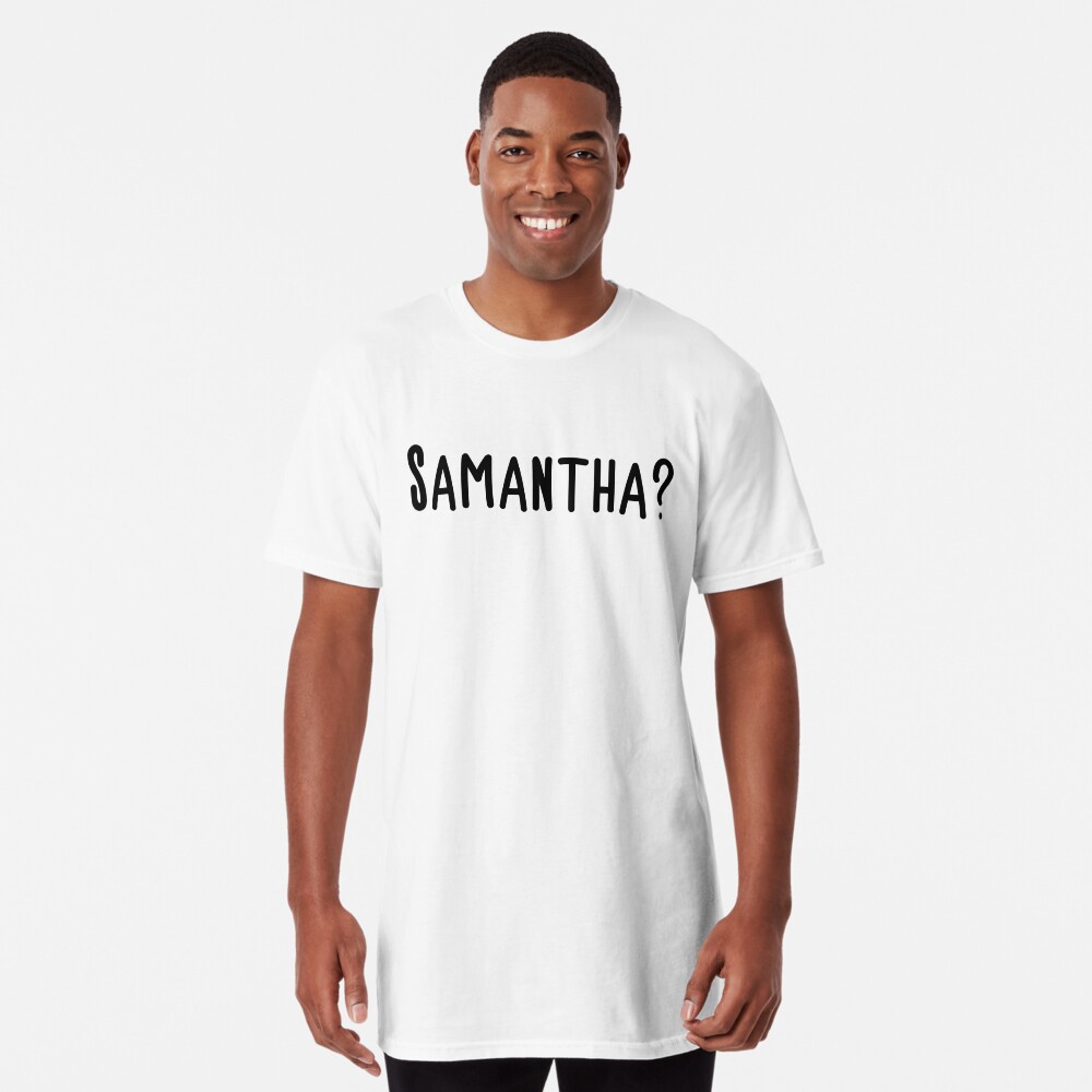 "Samantha?" Sticker for Sale by ru83281 | Redbubble