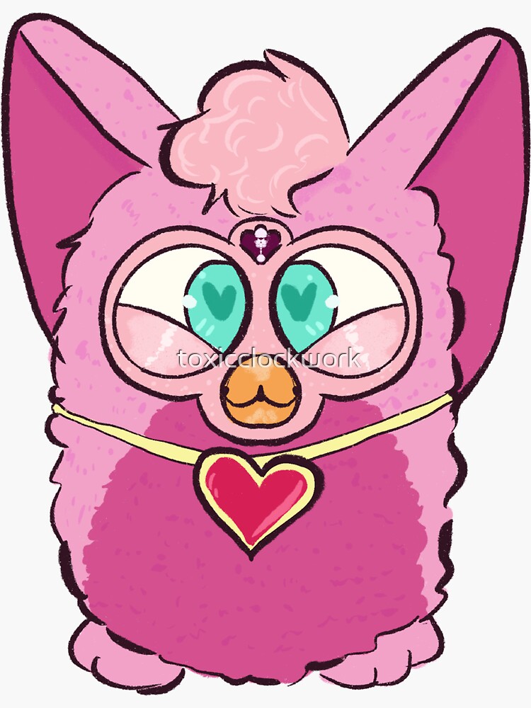 "Lovely Furby" Sticker for Sale by toxicclockwork | Redbubble