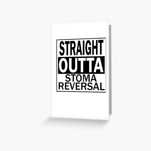 "Ostomy Straight Outta Stoma Reversal Takedown Surgery" Greeting Card ...
