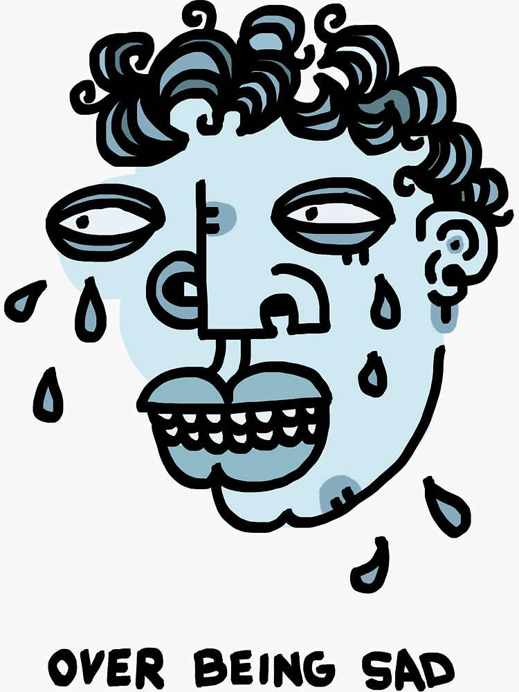 "Sad Boi but make it PG " Sticker by hjwarsaw | Redbubble