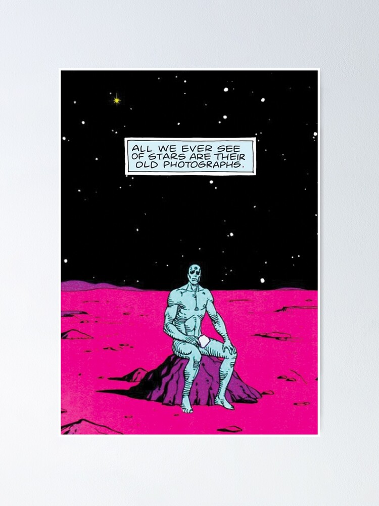 "Old Stars (Dr Manhattan)" Poster for Sale by viceursa | Redbubble