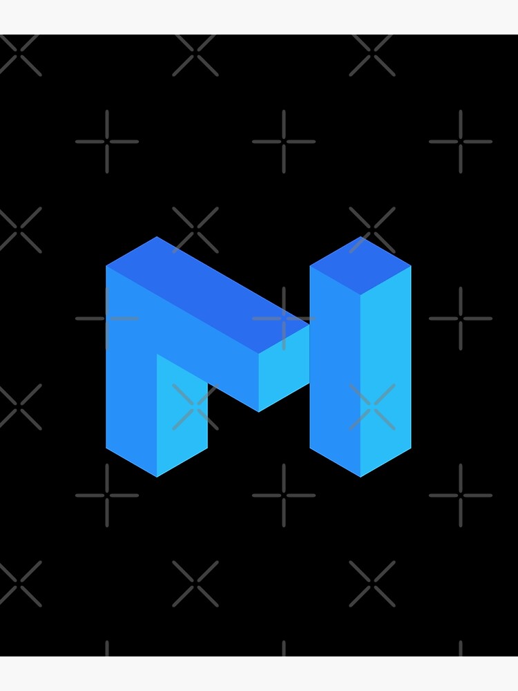 Póster «Blockchain MATIC Criptomoneda de red» de BtcSweatshirts | Redbubble