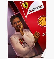 Sebastian Vettel: Posters | Redbubble