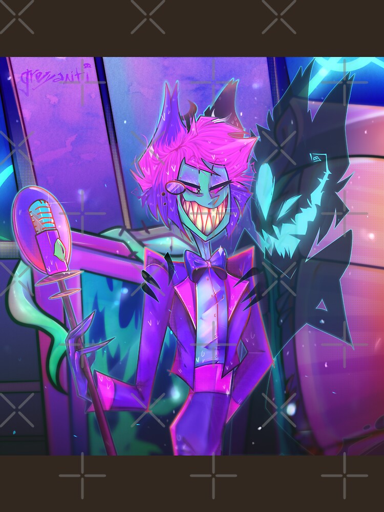 "Neon Alastor" T-shirt for Sale by artistroxychan | Redbubble ...