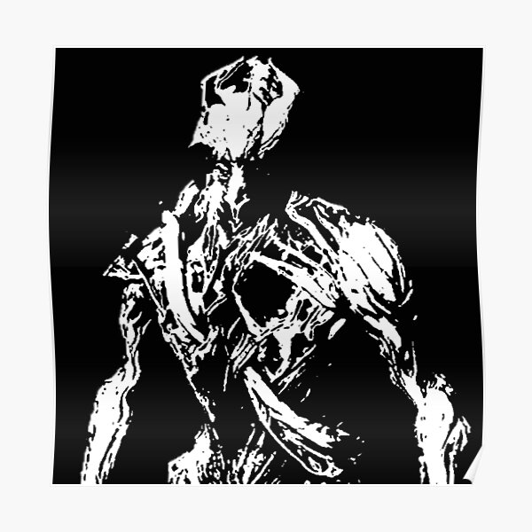 Póster «Silueta Nidus Warframe» de ulitau | Redbubble
