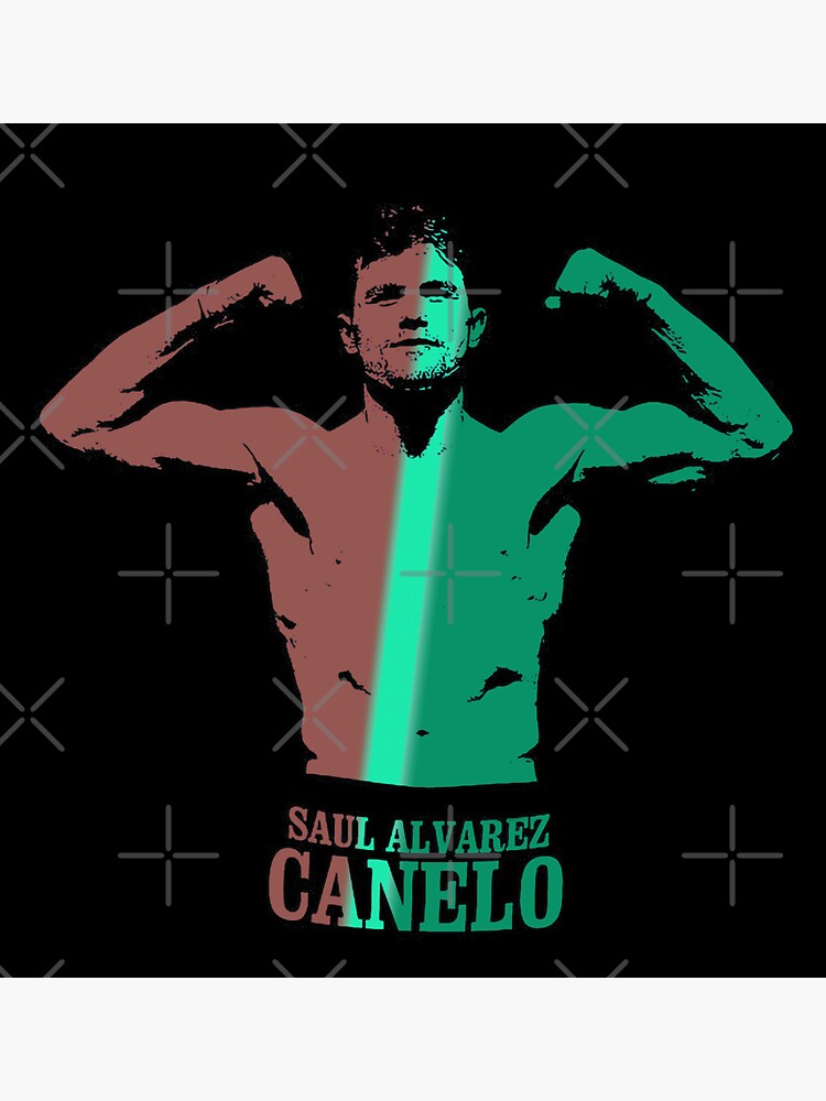 "Canelo Alvarez Mexican Boxing Champion Art" Sticker by Desire-inspire ...