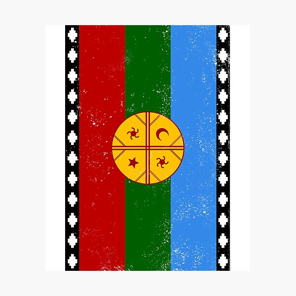 "Bandera Mapuche, Mapuche Flag, Indigenous People from Chile, Patagonia ...
