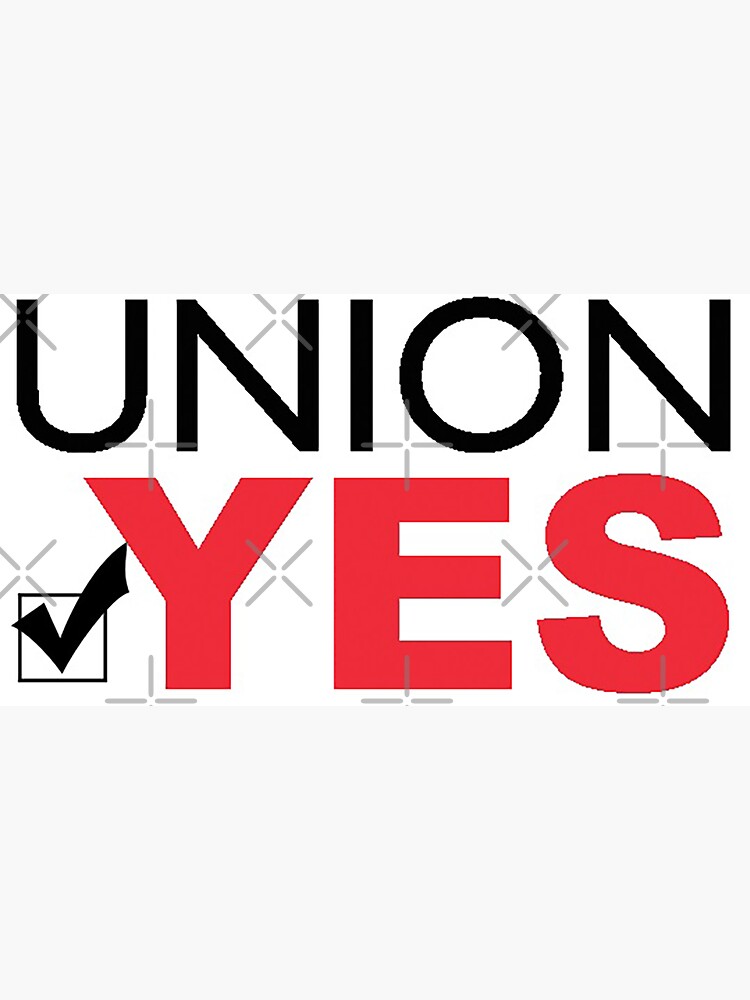 Union Yes Stickers
