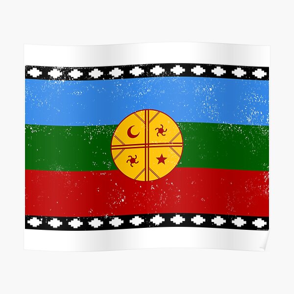 "Bandera Mapuche, Mapuche Flag, Indigenous People from Chile, Patagonia ...