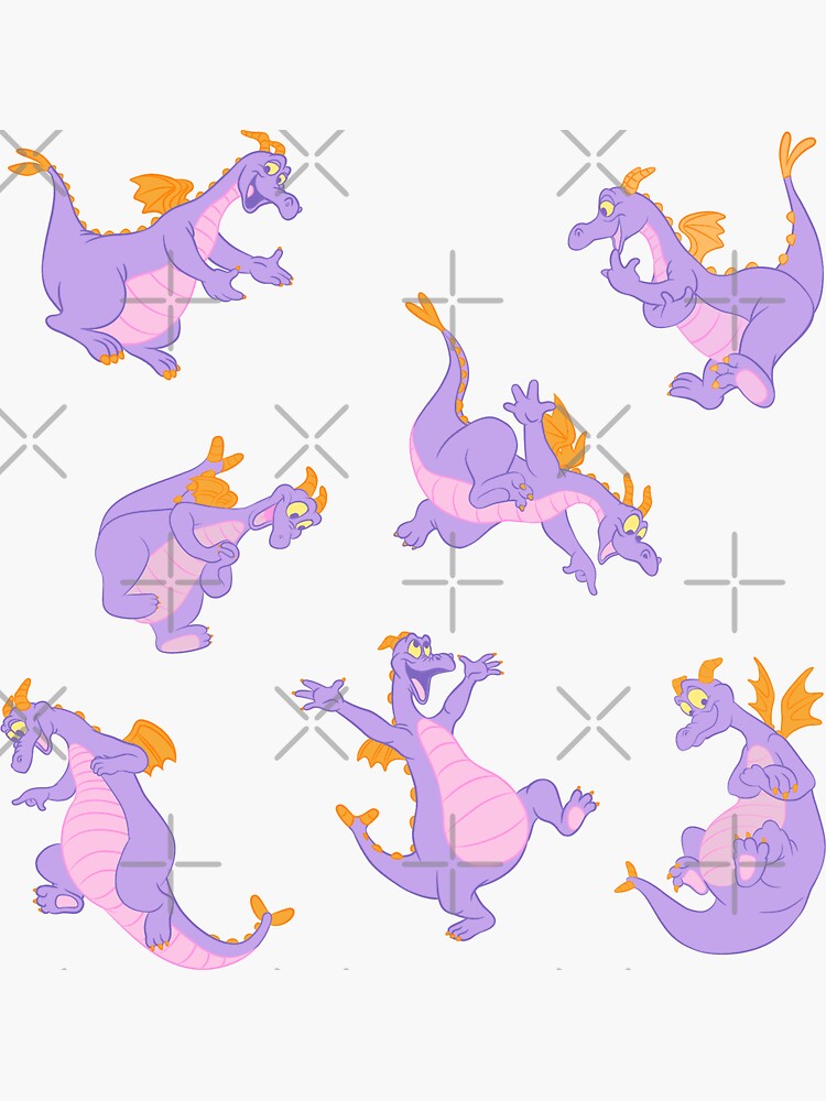 "Figment SSE pattern" Sticker for Sale by Figmentwdw1982 | Redbubble