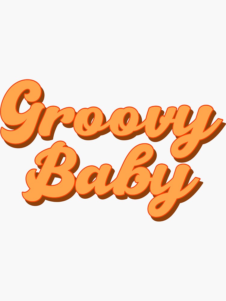 "Groovy Baby" Sticker by prself | Redbubble