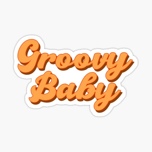 "Groovy Baby" Sticker by prself | Redbubble