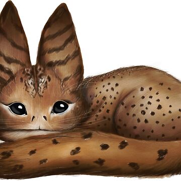 "Loth Cat Illustration" Sticker for Sale by goobercity | Redbubble