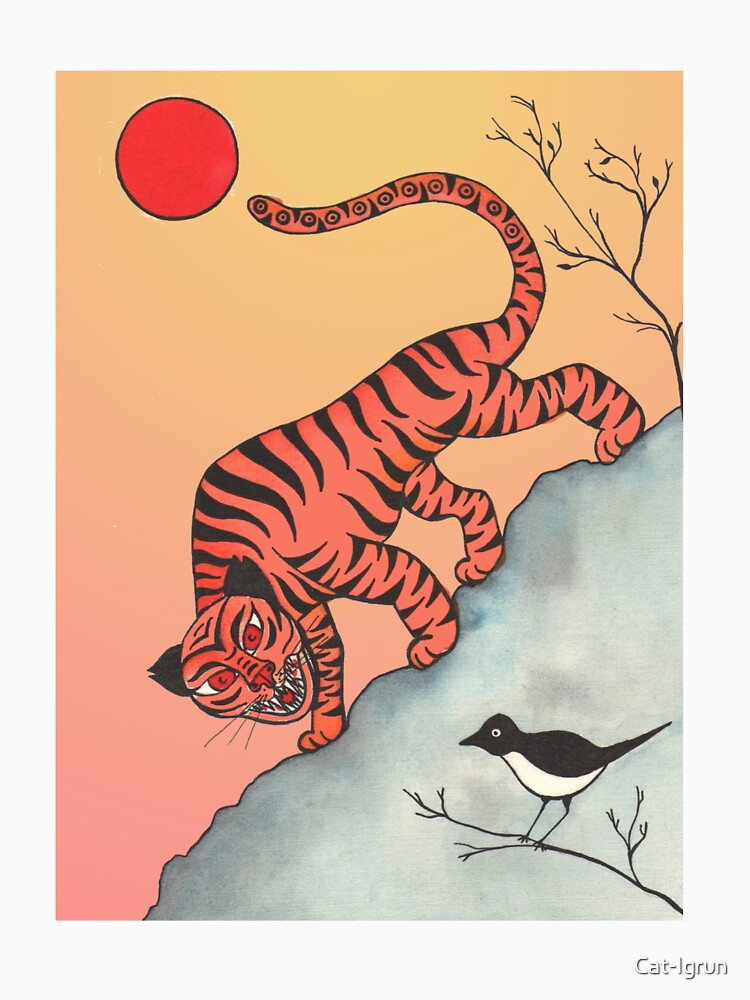 "Korean tiger" T-shirt by Cat-Igrun | Redbubble