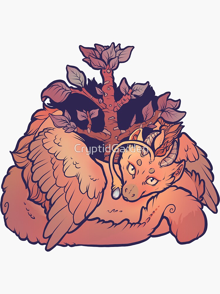 "Tree Guardian" Sticker for Sale by CryptidGarden | Redbubble