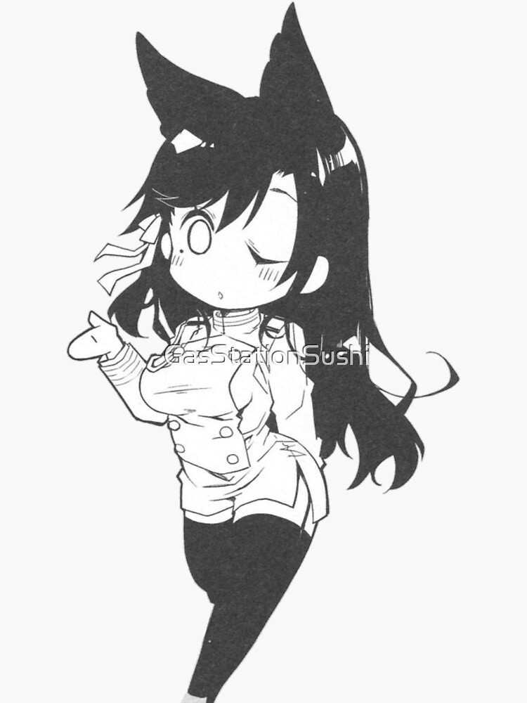 "Atago Kissy" Sticker for Sale by GasStationSushi | Redbubble