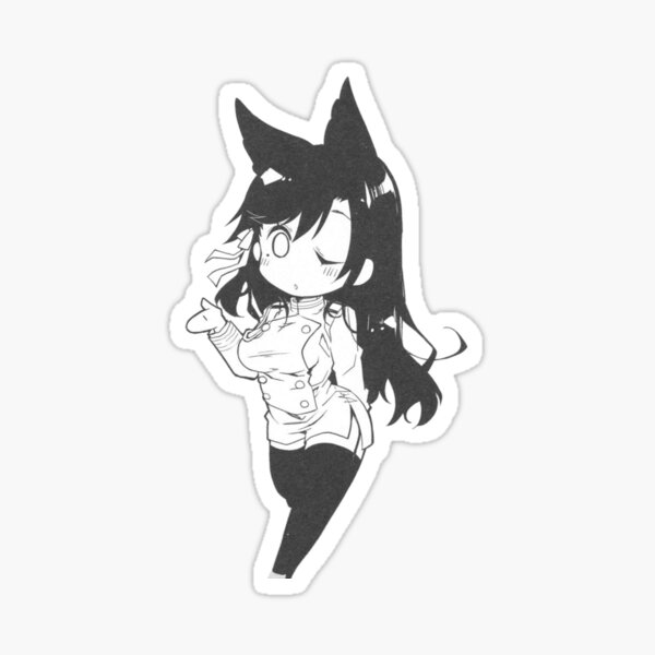 "Atago Kissy" Sticker for Sale by GasStationSushi | Redbubble