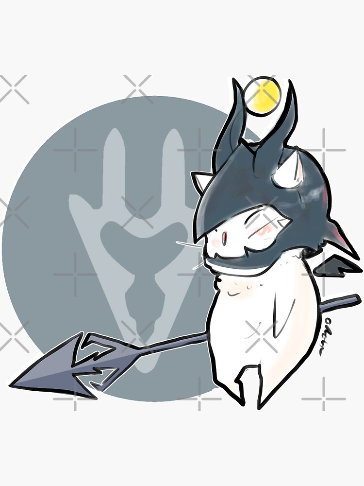 "DRAGOON MOOGLE FFXIV" Sticker for Sale by Oreen | Redbubble