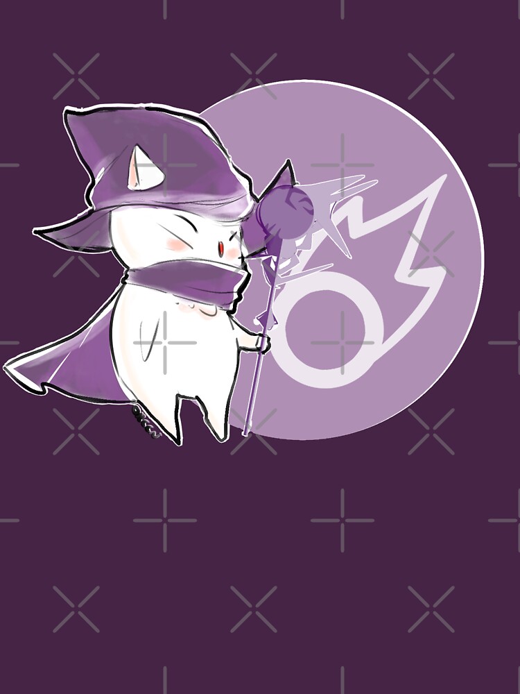 "BLACK MAGE MOOGLE FFXIV" T-shirt for Sale by Oreen | Redbubble ...
