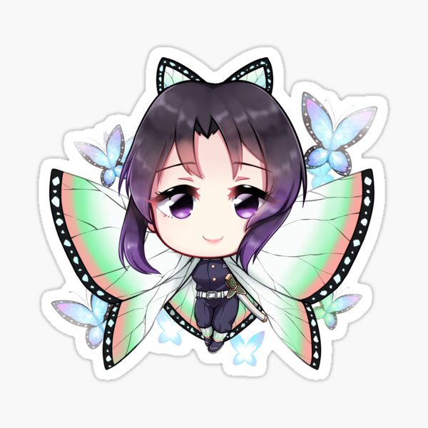 "Shinobu Kochou" Sticker by Kuross | Redbubble