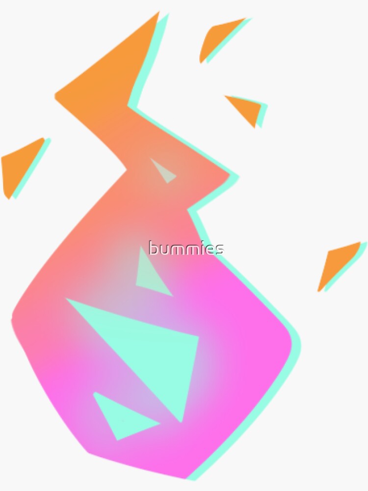 "Promare Flame" Sticker for Sale by bummies | Redbubble