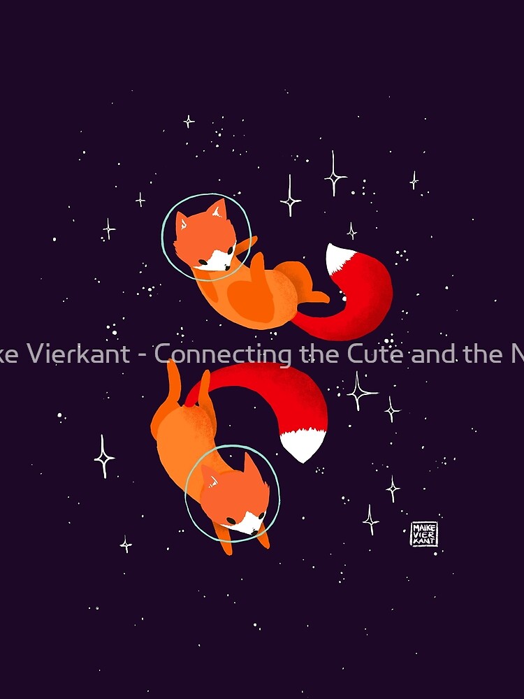 "Space Foxes" T-shirt for Sale by Vierkant | Redbubble | space foxes ...