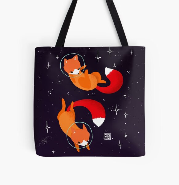 "Space Foxes" Tote Bag for Sale by Maike Vierkant | Redbubble