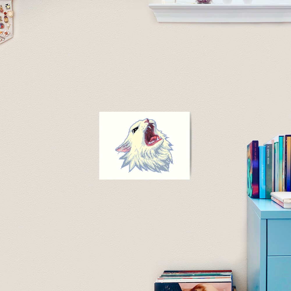 "8-bit Screamin' Thurston the Cat!" Art Print by Thurstonwaffles ...