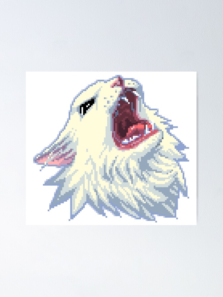 "8-bit Screamin' Thurston the Cat!" Poster by Thurstonwaffles | Redbubble