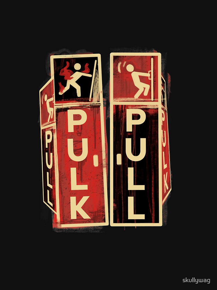 "Pulk Pull Revolving Doors" T-shirt by skullywag | Redbubble