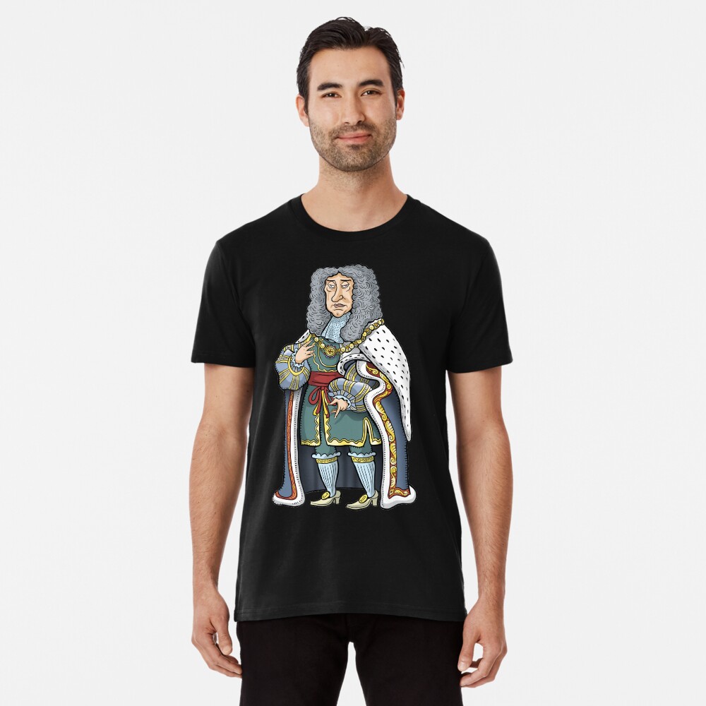 "King James II" Sticker for Sale by MacKaycartoons | Redbubble