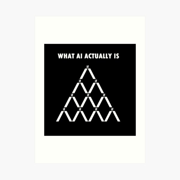 "Funny design of artificial intelligence, machine learning with if ...