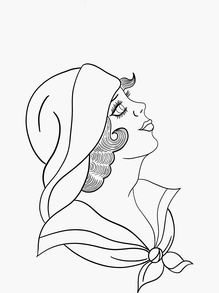 "Looking Up" Sticker by NotASaint | Redbubble