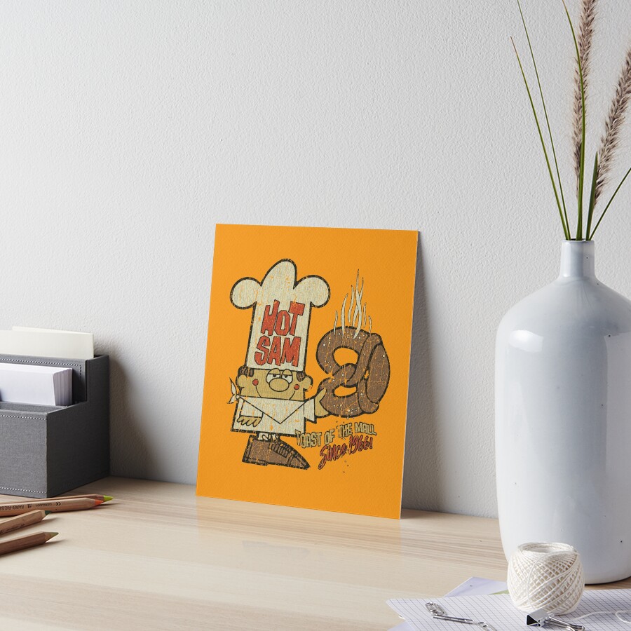 "Hot Sam Pretzels " Art Board Print by jacobcdietz | Redbubble