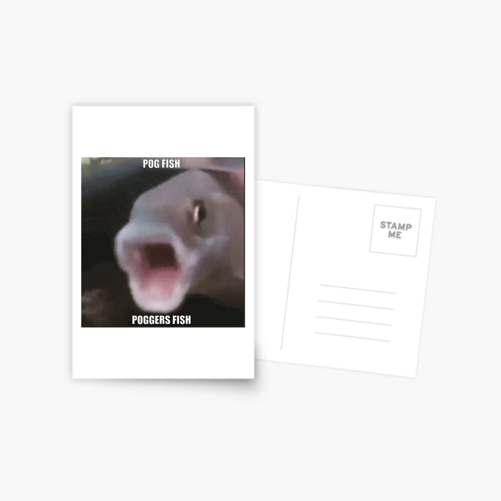 "Pog Fish Poggers Fish" Graphic T-Shirt by EmoteBot | Redbubble