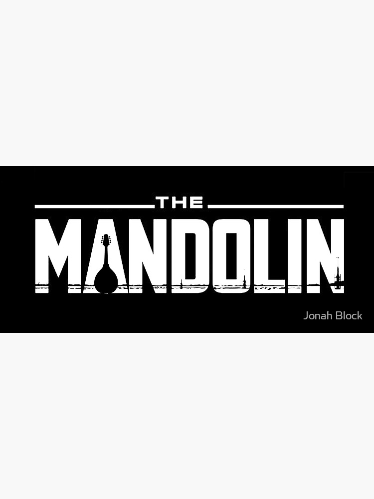"The Mandolinian" Sticker for Sale by Jonah Block | Redbubble