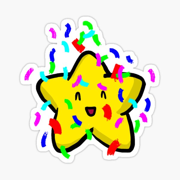 "happy star" Sticker for Sale by zabrinnr1 | Redbubble