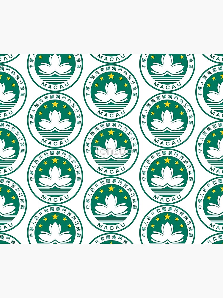 Colcha «Emblema Regional de la RAE de Macao» de Tonbbo | Redbubble