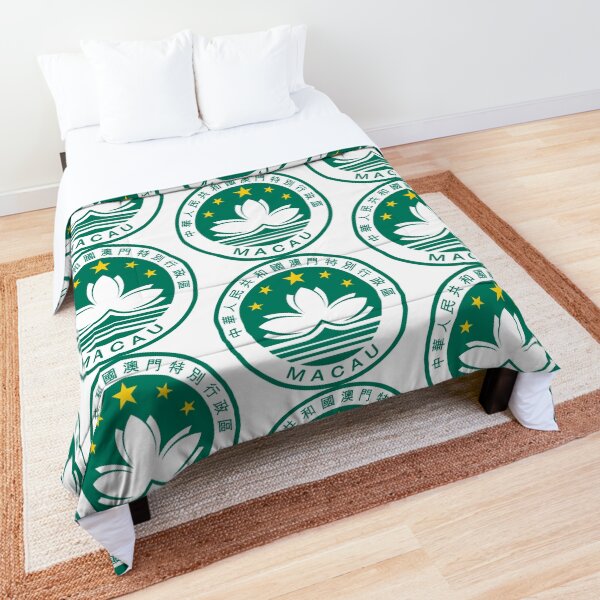 Colcha «Emblema Regional de la RAE de Macao» de Tonbbo | Redbubble