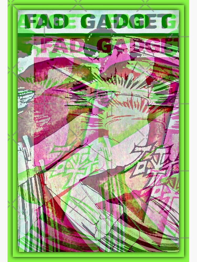 "Fad Gadget" Poster for Sale by rcmarble | Redbubble
