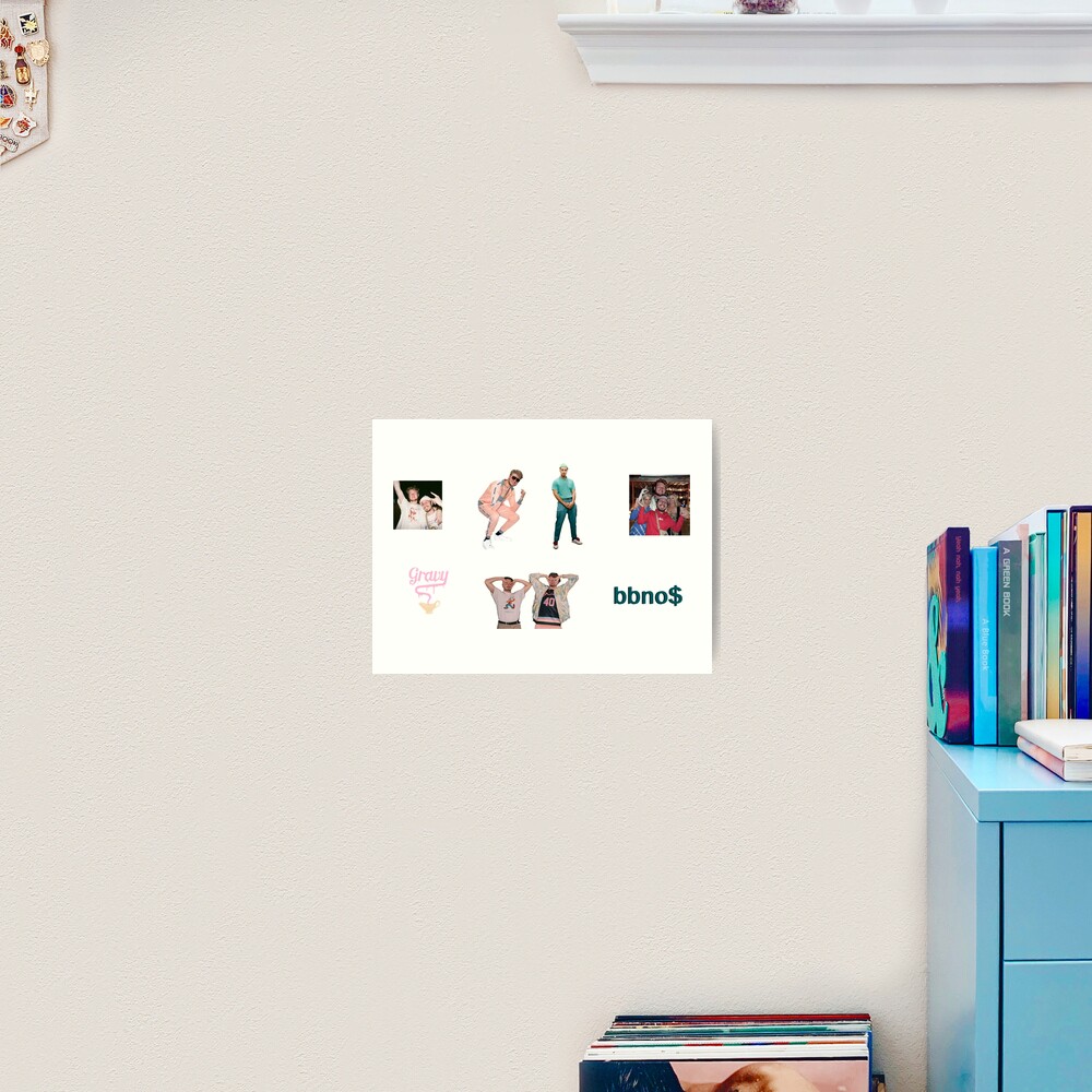 "BABY GRAVY STICKER PACK - YUNG GRAVY & BBNO$ STICKER PACK" Art Print ...