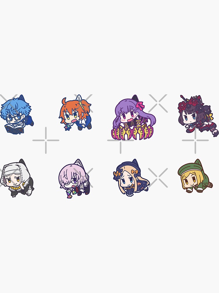 "Fate/Grand Order Chibi Pinched" Sticker for Sale by Beastlykitty ...