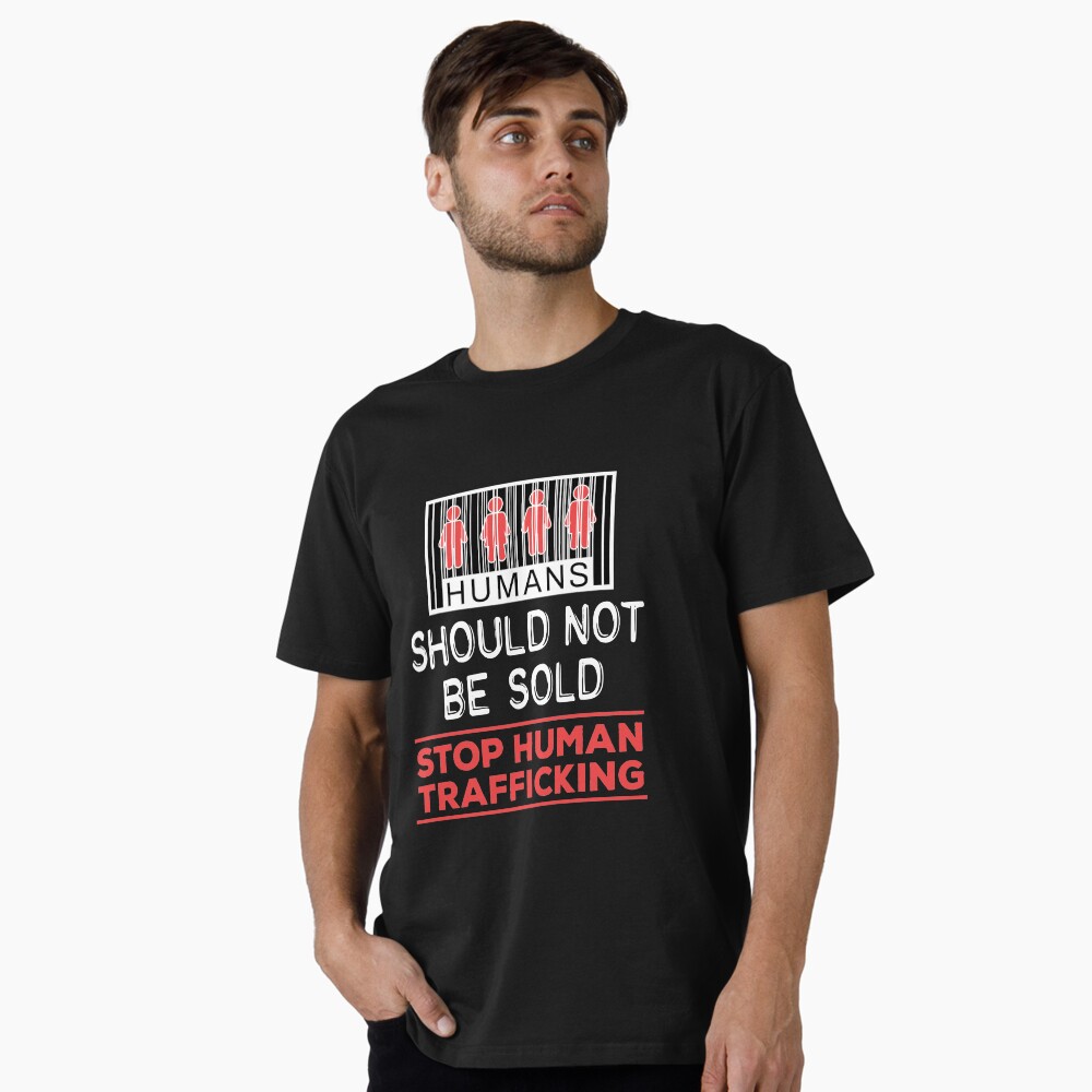 "Humans Should Not Be Sold Stop Human Trafficking" Sticker for Sale by ...
