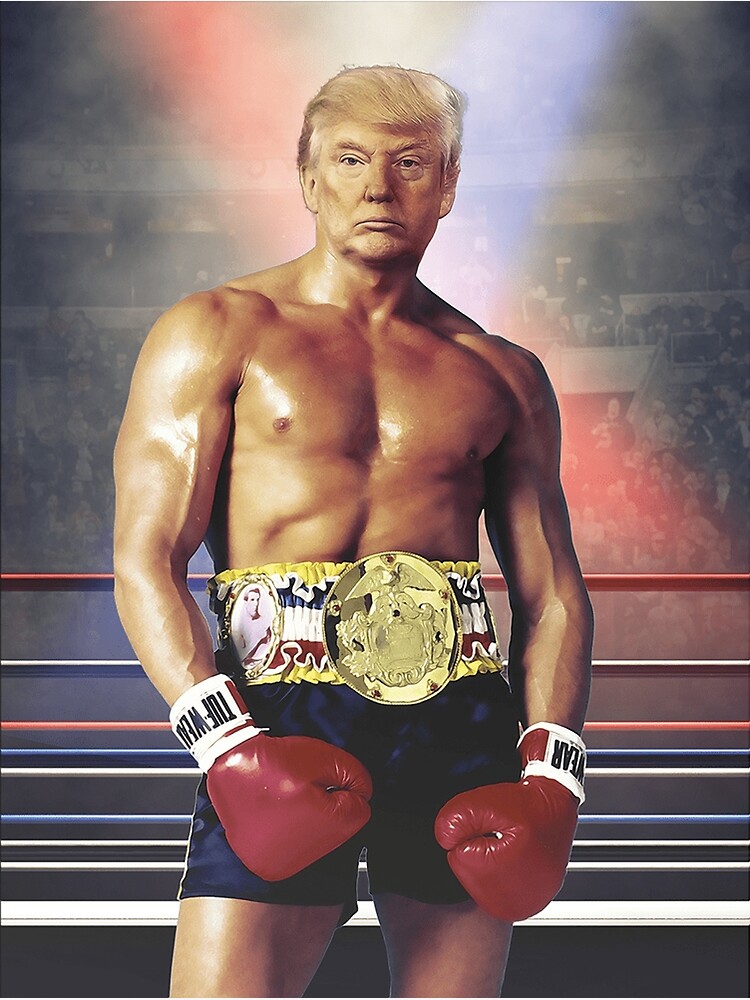 "Trump Rocky" Poster for Sale by yadisoeryadi2l | Redbubble