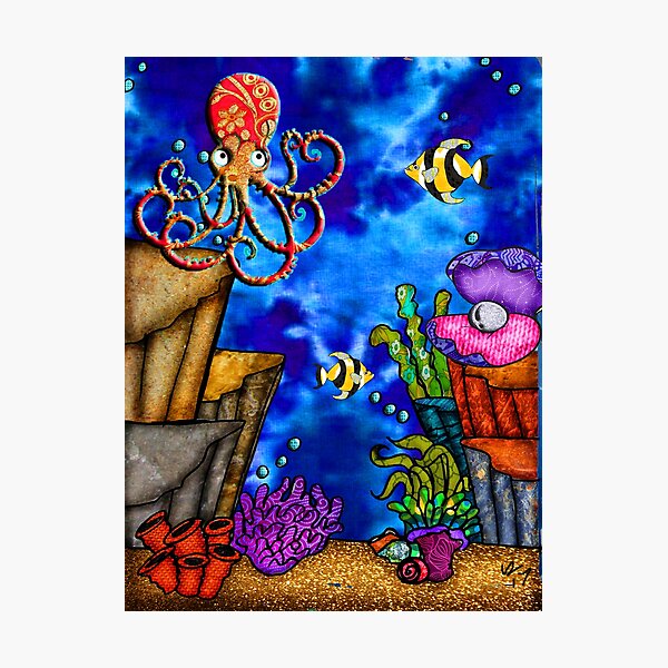 "Under the sea collage" Photographic Print for Sale by artbyomega ...