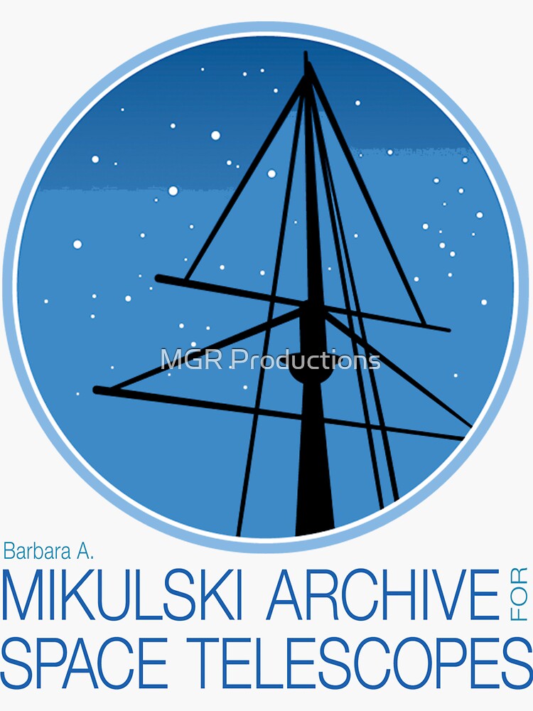"Mikulski Archive for Space Telescopes Logo" Sticker by Quatrosales | Redbubble