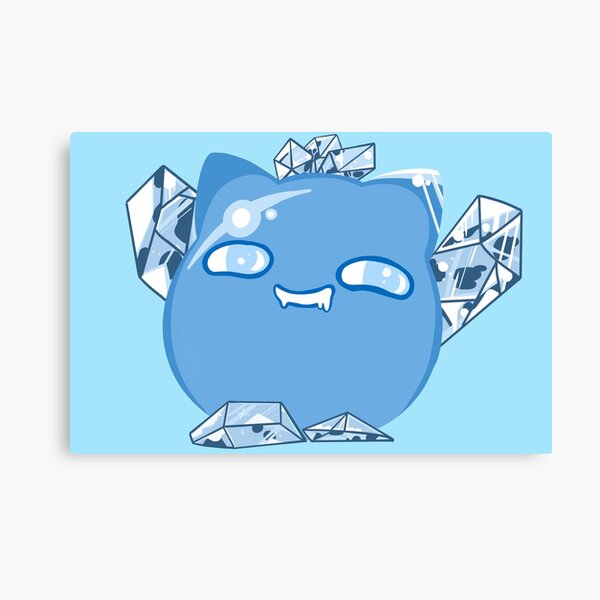 "Frost slime" Canvas Print for Sale by Psychokitty99 | Redbubble