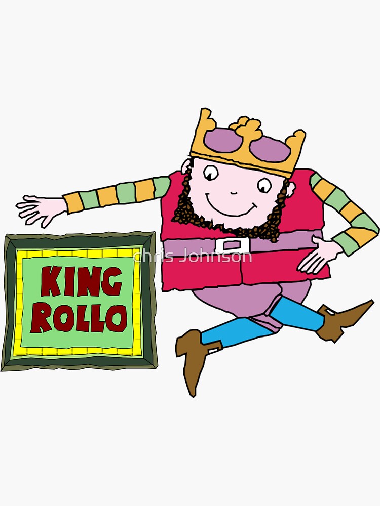 "King Rollo" Sticker for Sale by spaceman300 | Redbubble