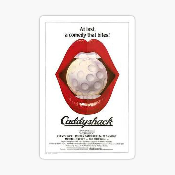 "CaddyShack" Sticker for Sale by Retrop0lis | Redbubble