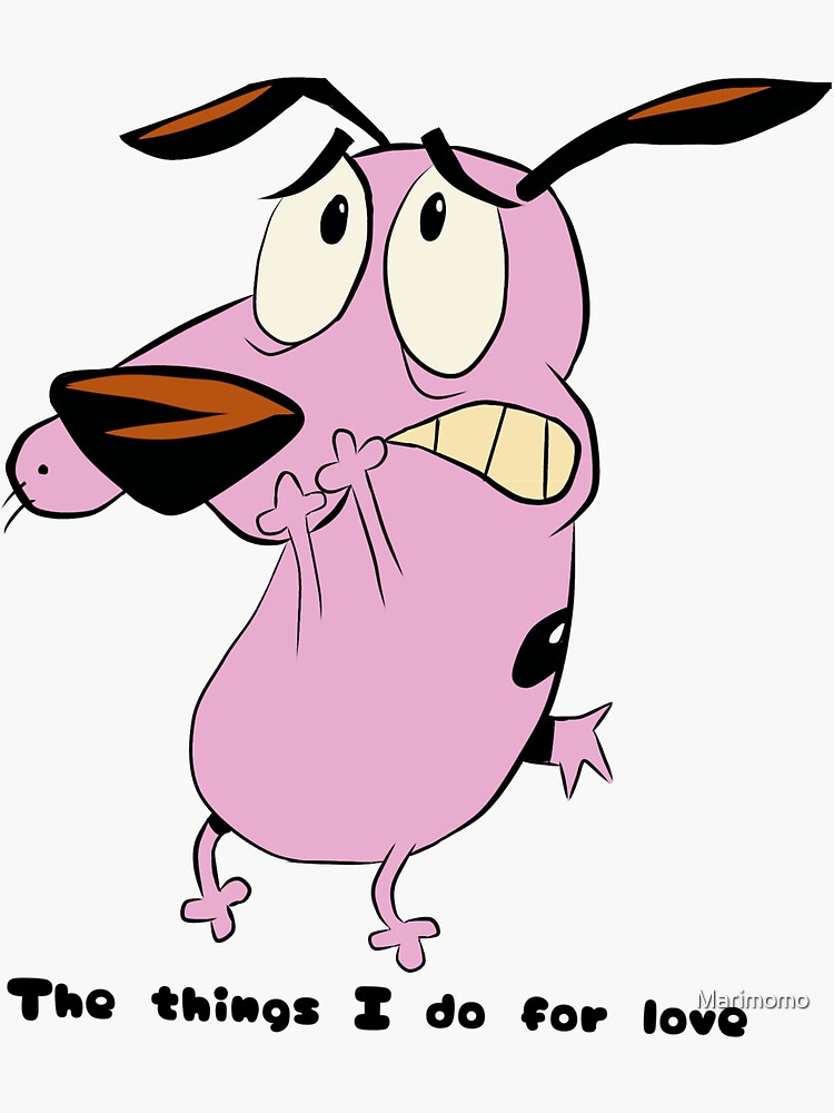 "Courage" Sticker for Sale by Marimomo | Redbubble